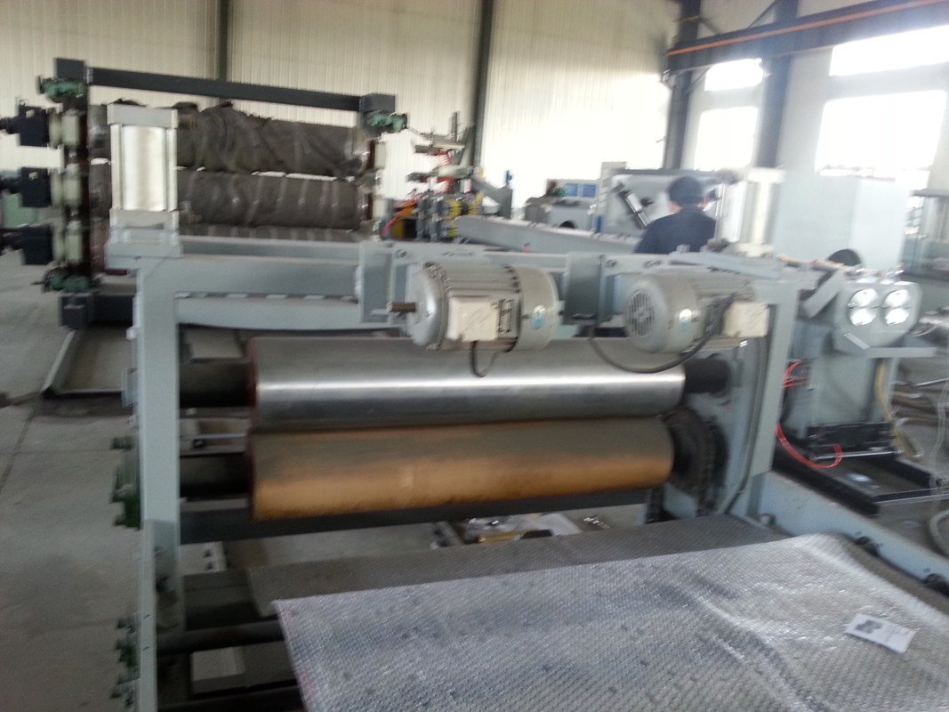 One - Layer Smooth PE / PP Sheet Extrusion Machine For Plastic Plate ...